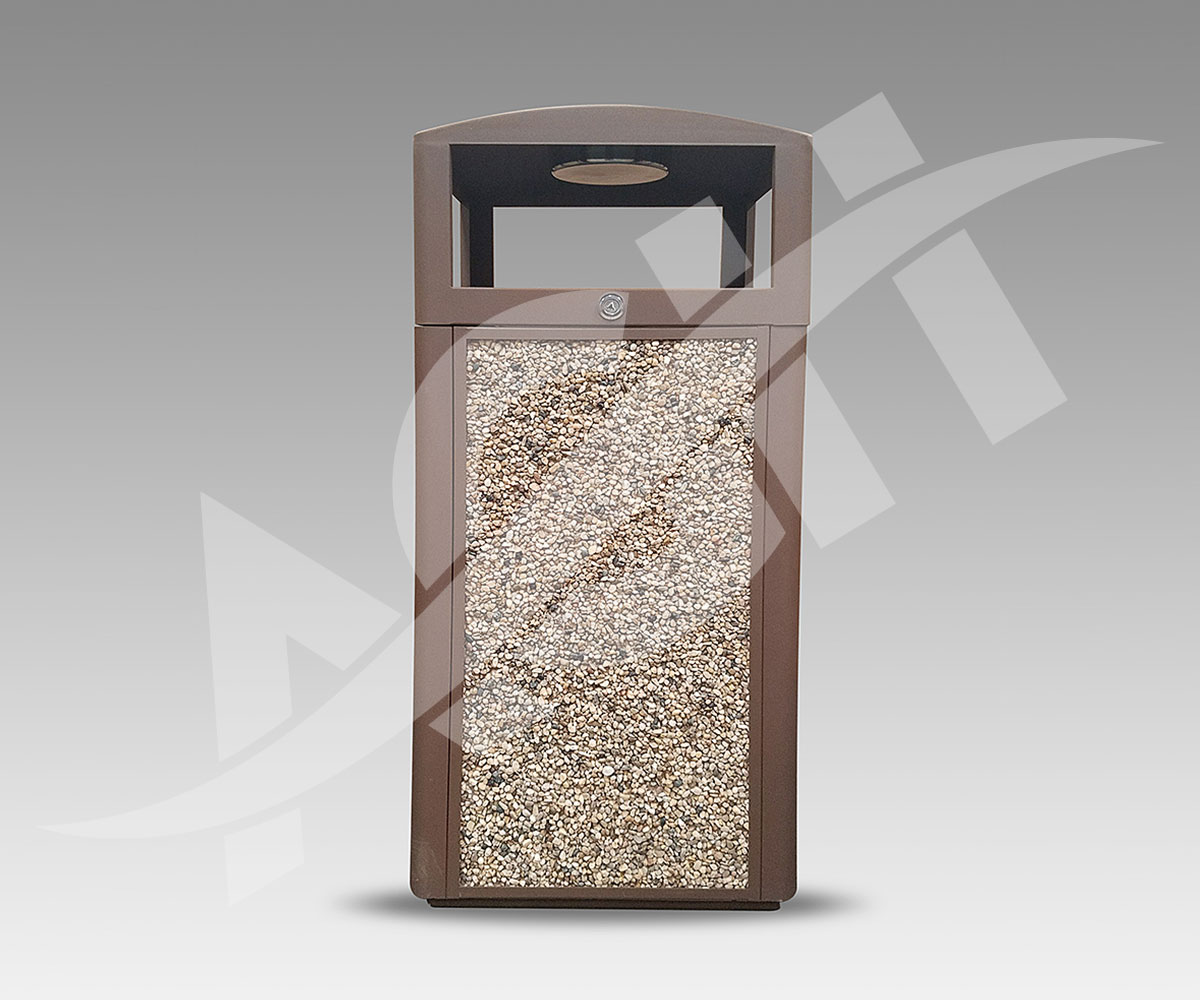 15gal Outdoor Trash Cans for Hotels and Motels | AGH - Hospitality Supplies