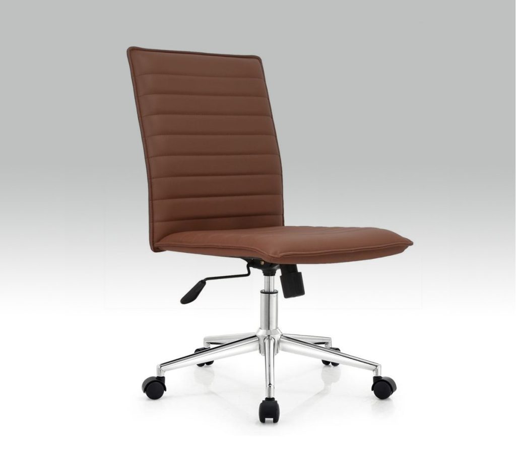 Ergonomic Hotel Desk Chairs Without Armrest ? Brown Color | AGH ...